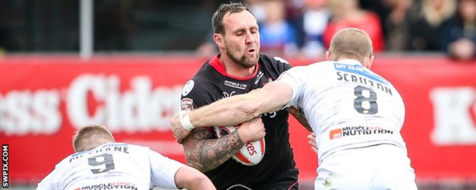 Challenge Cup: Wakefield Trinity Wildcats 30-36 Leigh Centurions - BBC ...